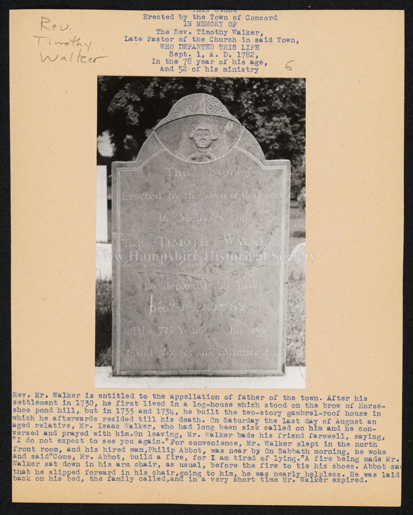 Pastor Thomas Walker